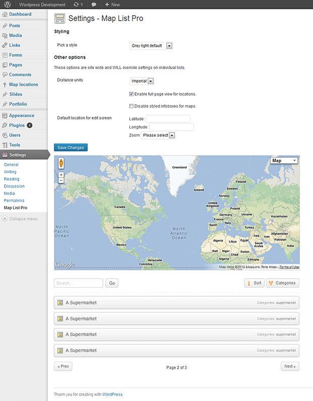 Map List Pro - WordPress GeoDirectory Plugin | InkThemes