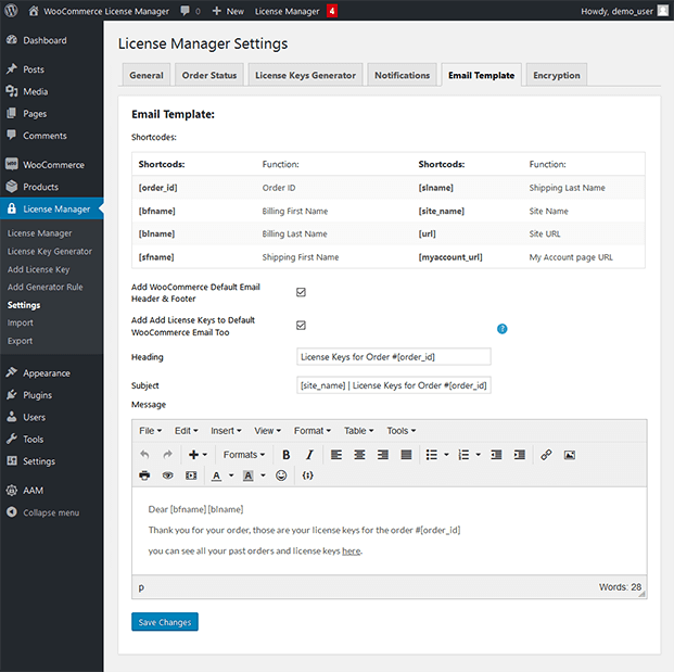 WooCommerce License Manager WordPress Plugin | InkThemes