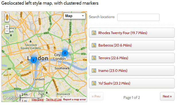 Map List Pro - WordPress GeoDirectory Plugin | InkThemes