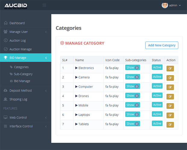 Aucbid Premium Auction Php Script Inkthemes