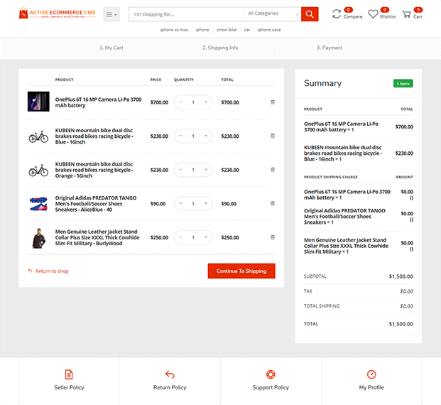 Active eCommerce CMS - Online Marketplace PHP Script | InkThemes