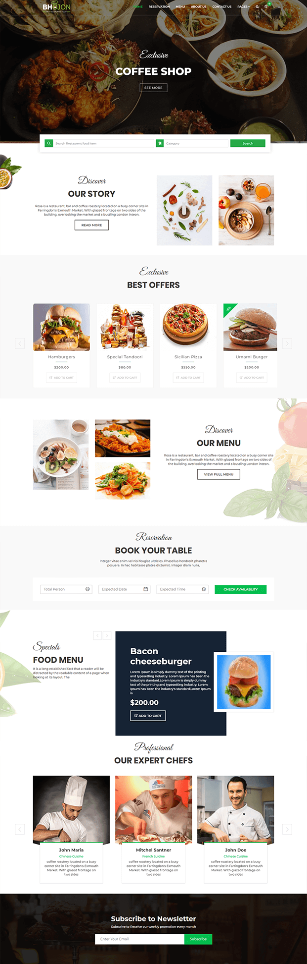 Bhojon - Restaurant Management Software PHP Script | InkThemes