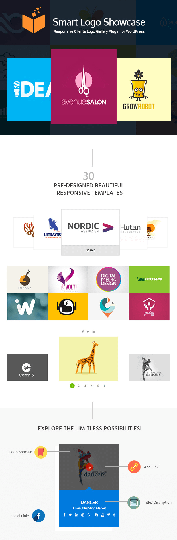 Smart Logo Showcase - WordPress Client Logo Plugin | InkThemes