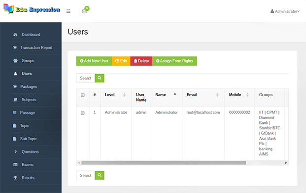 Edu Expression - Advanced Exam PHP Script | InkThemes