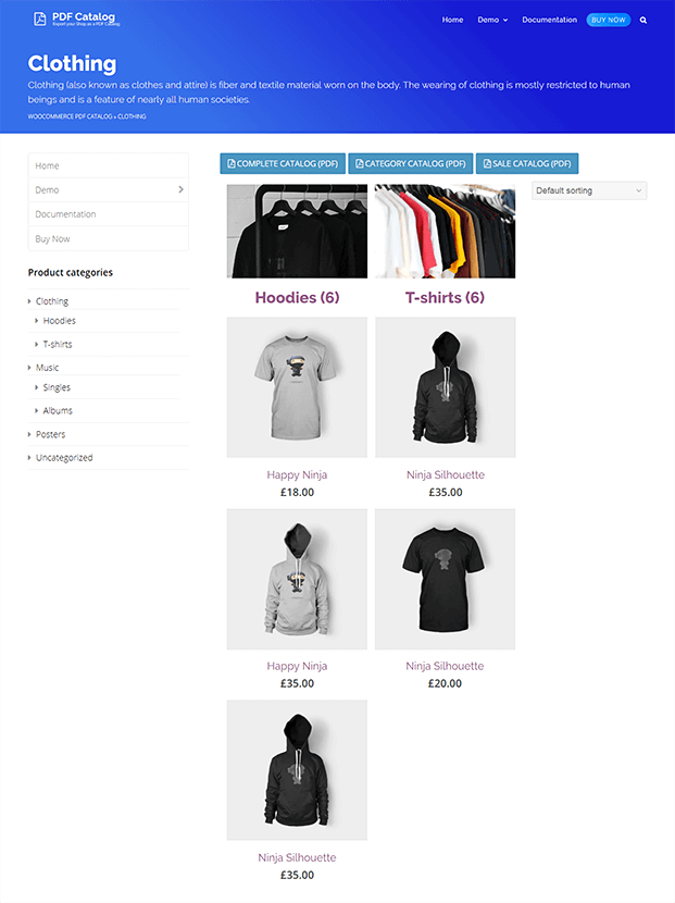 WooCommerce PDF Catalog WordPress Plugin | InkThemes