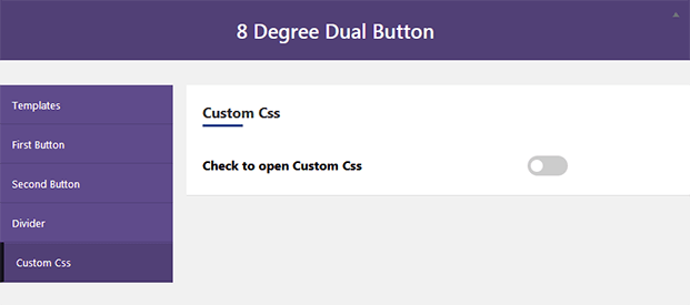 Eight Degree Dual Buttons - WordPress Button Builder Plugin | InkThemes