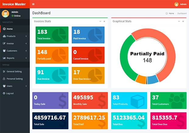 Invoice Master - Invoicing Software PHP Script | InkThemes