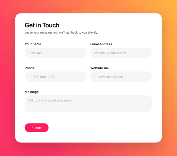 Form Builder - WordPress Form plugin| InkThemes