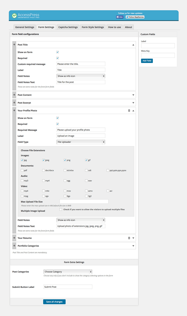 AccessPress Anonymous Post Pro - WordPress Plugin | InkThemes