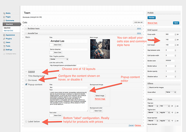 UberGrid - WordPress Grid Gallery Plugin | InkThemes