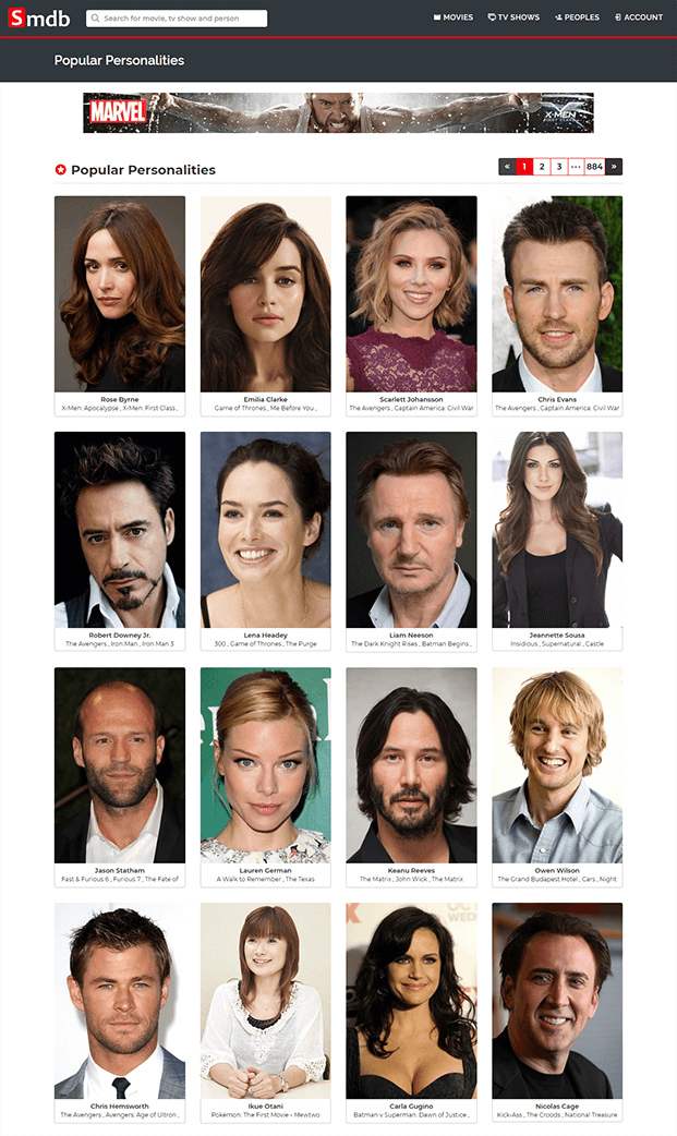 SMDB - PHP Script For Movies And TV Shows | InkThemes