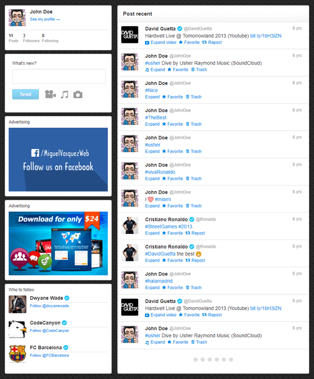 Php Social Microblogging Twitter Clone Php Script Inkthemes