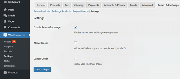WooCommerce Return And ExChange WordPress Plugin | InkThemes