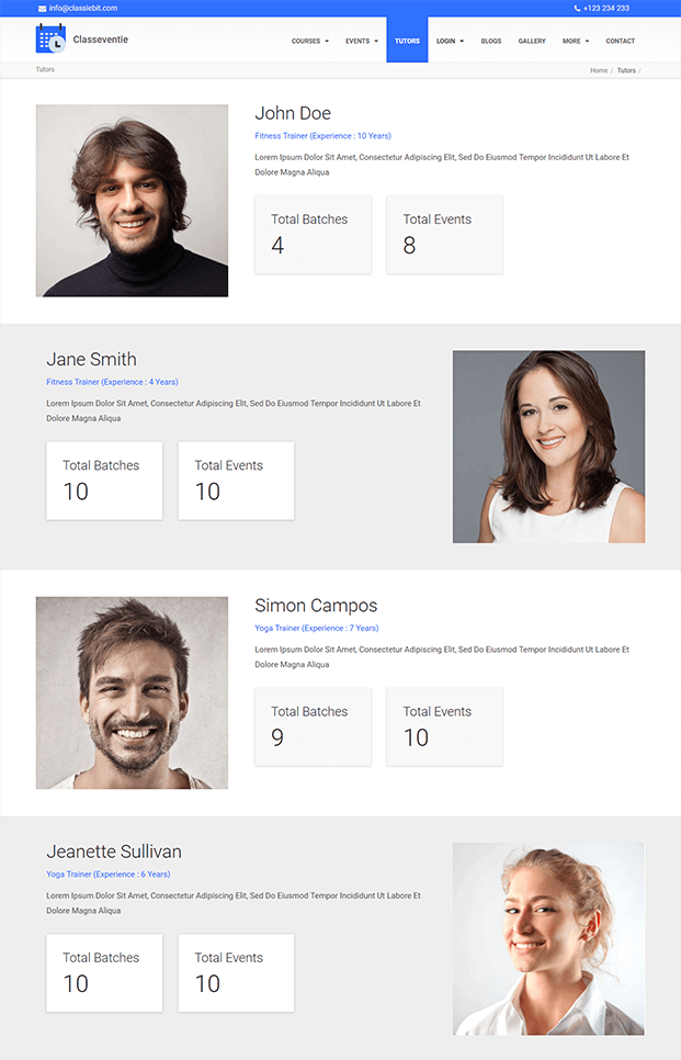 Classeventie V2 - Event Booking PHP Script | InkThemes