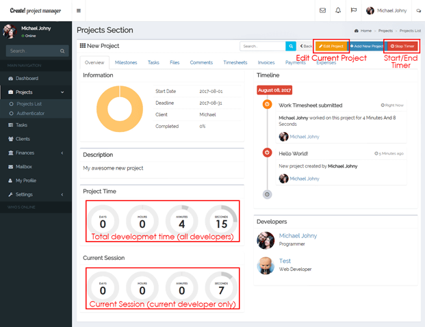 Create - Freelancer Project Management Software PHP Script | InkThemes
