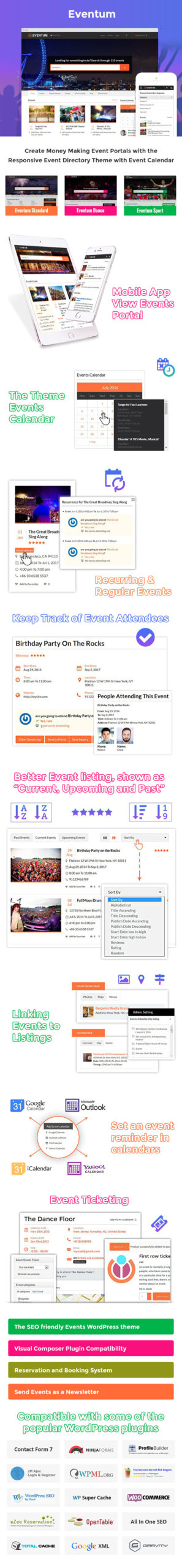 Eventum - WordPress Directory Theme For Listing Events | InkThemes